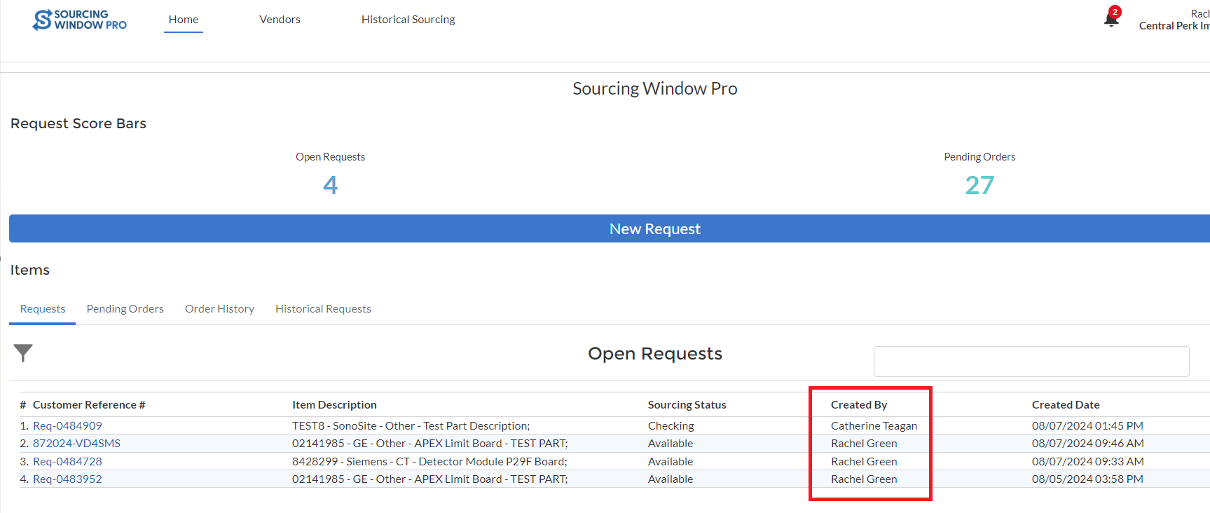 Sourcing Window Pro | Block Imaging