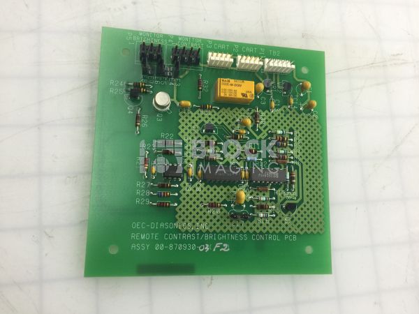 00-870930 - OEC - C-Arm - Remote Contrast Brightness Control Board ...