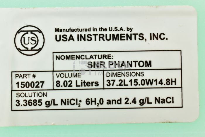 150027 - GE - MRI - SNR Phantom Assembly | Block Imaging