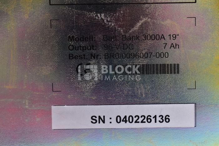 BR0/0096007-000 - Philips - CT - Rackmounted 3000A UPS | Block Imaging