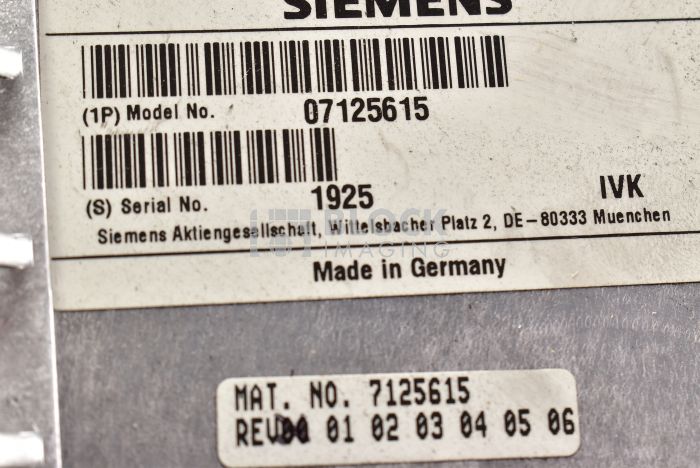 7125615 - Siemens - CT - HV Tank | Block Imaging