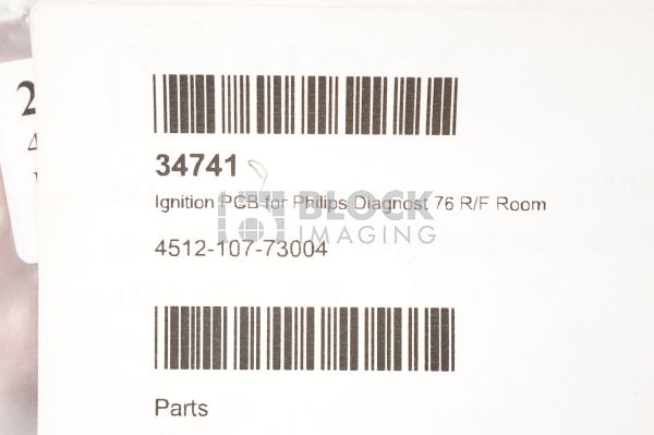 4512-107-73004 - Philips - R/F Room - Ignition PCB | Block Imaging