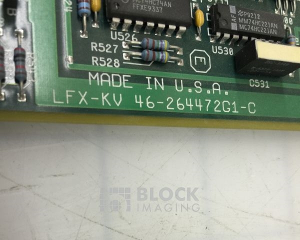 46-264472G1 - GE - R/F Room - A5 LFX - KV Board | Block Imaging