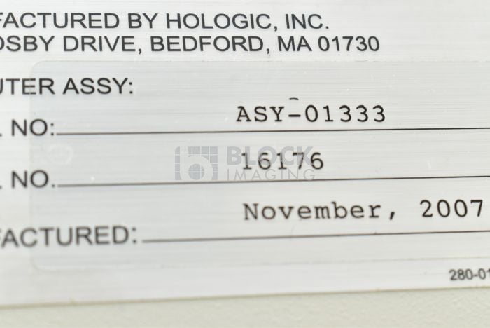 ASY-01333 - Hologic - DEXA - APEX Workstation | Block Imaging