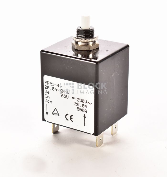 PR21-4-20.0A-XX-V - OEC - C-Arm - Circuit Breaker Mag 2Pole 20A | Block ...