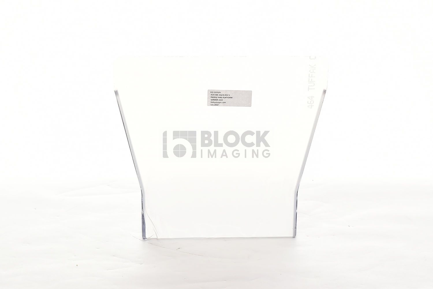 FAB-05476 - Hologic - Mammography - Paddle, Mag Platform | Block Imaging